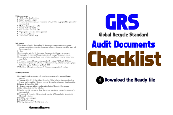 Garments Audits – Garments Blog